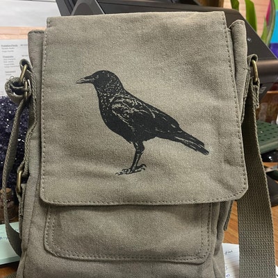 Crow Raven Tech Bag Small Purse Crossbody Shoulder Bag Gift for Crow ...