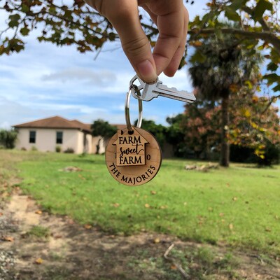 Personalized New Home Key Chain/welcome Home Keychain/our - Etsy