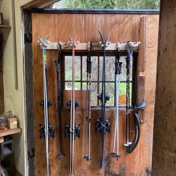 The APRES Vertical Ski Storage Rack - Etsy UK
