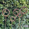 8 Iron Ball Big Rusty Metal Ball Garden Decor Garden Art - Etsy