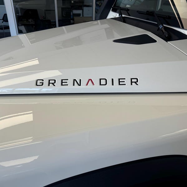 Ineos Grenadier Lambda & Logo Inlays. Custom Hood and Back Door Included. Mix and Match. - Etsy