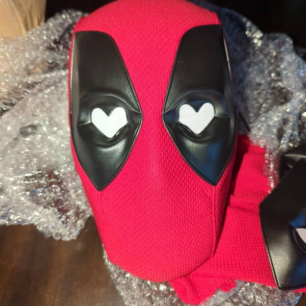 Deadpool Costume Cosplay Mask With Magnetic Eyes - Etsy