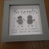 Personalised True Friends Pebble Art Frame. Friendship, Besties, Best ...