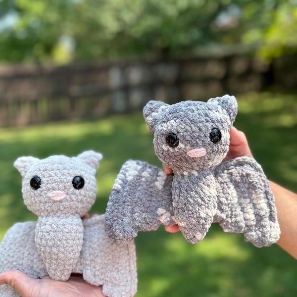 PATTERN: Plush Binx the Bat Pattern Amigurumi Chunky Bat Pattern Super ...
