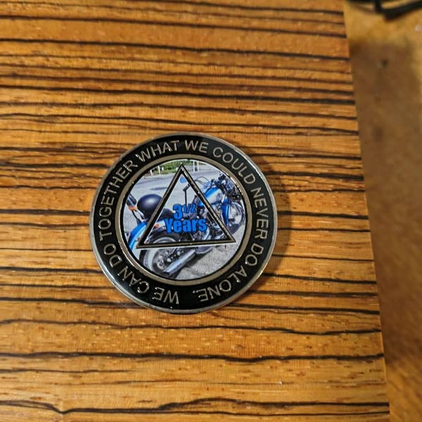 Custom 12-step Medallion | Personalized Clean Time Token | Sobriety ...