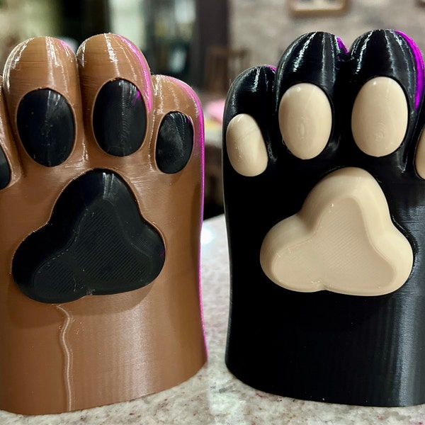 Cat Paw Pen Holder | 3D Printed | Cute Caw Paw Utensil Holder - Cute ...