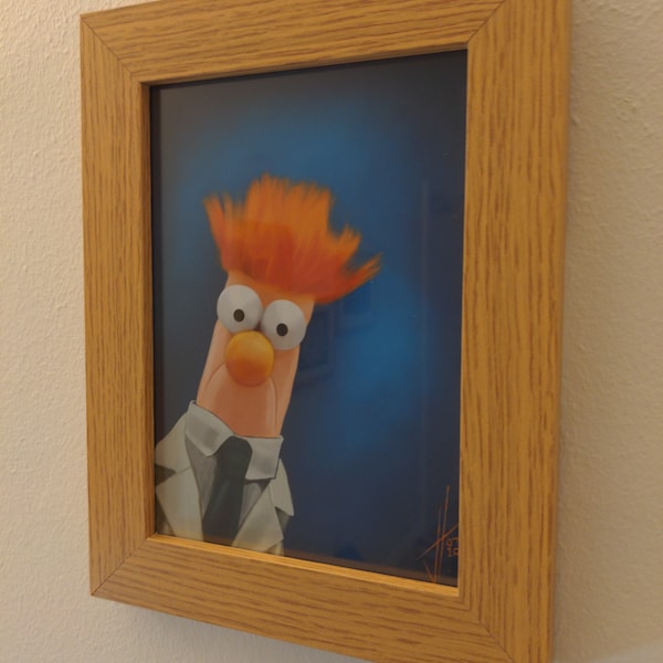 Beaker Portrait Print the Muppets - Etsy