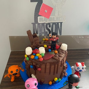 Roblox Cake Topper Roblox Party Decorations Roblox - Etsy