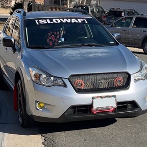 JDM With Kanji Lettering Side A Pillar Windshield Banner Decal ...