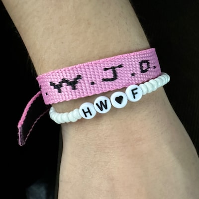Breast Cancer Awareness W.W.J.D. Bracelet - Etsy Canada