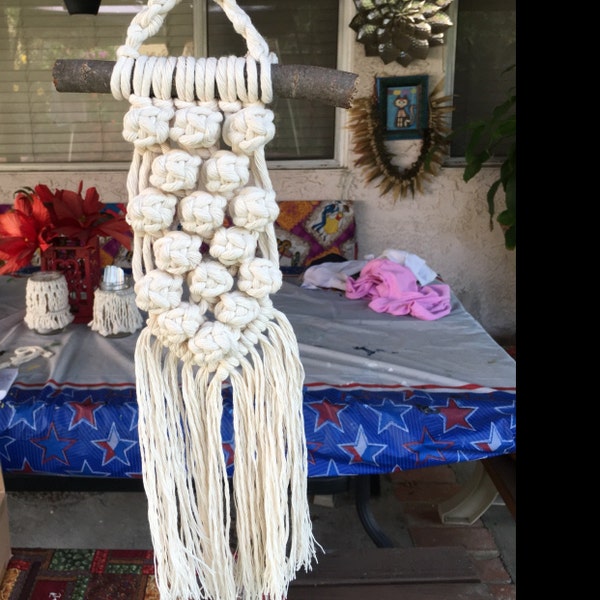 6mm Single Strand Cotton Macrame Cord / Bulk Fiber Art String - Natural ...