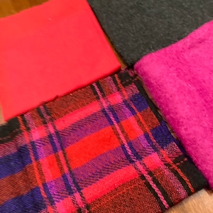 Scarlet Red Wool Fabric - Etsy