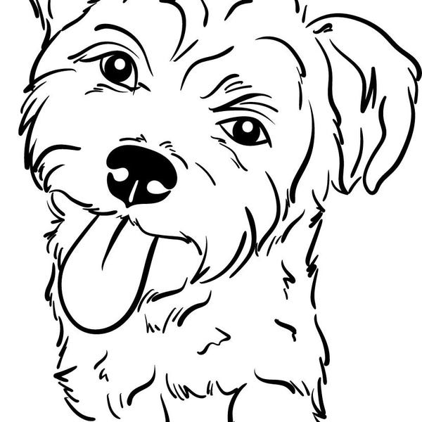 Custom Color Vector Portrait Conversion Drawing - Etsy