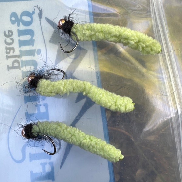 3-pack Tactical Copper John Jigged Tungsten Bead Head Nymph Fly ...