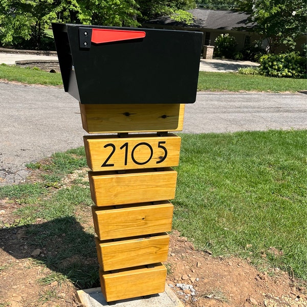 Mid Century Modern BLOCK Mailbox Instructions - Etsy
