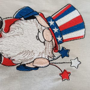 Funny Gnome and Flowers Machine Embroidery Design, 4 Sizes - Etsy