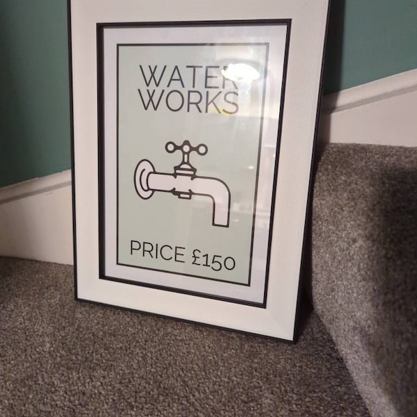 Waterworks Bathroom Print, Bathroom Decor, Bathroom Accessories ...