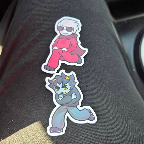 Water-resistant Vinyl Homestuck Character Stickers - Etsy