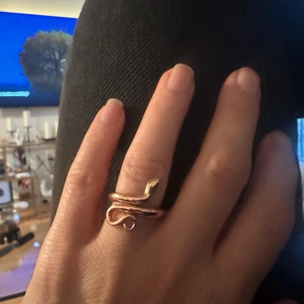 Sadhguru Ring - Consecrated Isha Copper Snake Ring - Sadguru Ring Isha ...