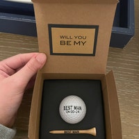 Groomsmen Proposal, Golf Ball Proposal, Groomsmen Golf Gift, Best Man ...