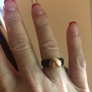 Designed Silicone Wedding Ring for Women. Set of Thin and Stackable ...