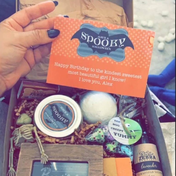 Hey Boo Basket, Adult Halloween Gifts, Fall Style Gift Box, Hygge ...