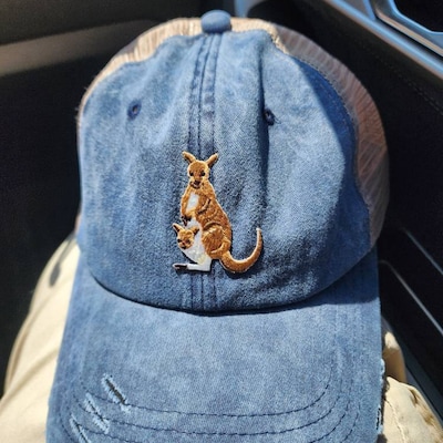 Stitchfy Letter R Brushed Script Embroidered Flat Bill Snapback ...