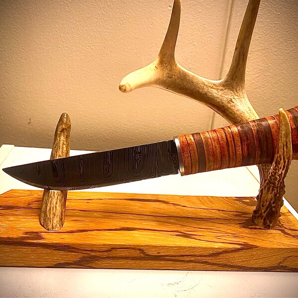 Set of 5 Damascus Billets 10" Long Custom Handmade Damascus Steel ...