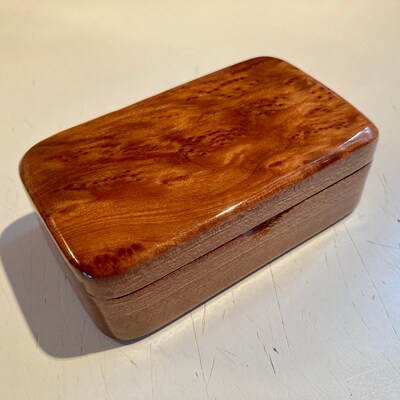 Tree of Life Engraved Wooden Treasure Box of Mahogany - Etsy