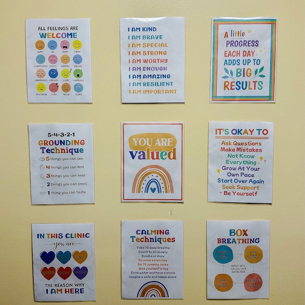 22 School Nurse Bulletin Board Health Clinic Decor Nurse Office Posters ...