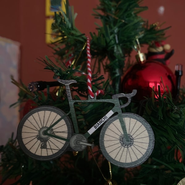 Personalised Road Bike Christmas Decoration - Etsy UK