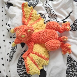Crochet Wyvern Pattern Dragon Hatchling Amigurumi Tutorial - Etsy
