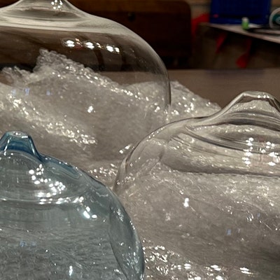 Hand Blown Glass Pendant Light, Kitchen Island Light , Ceiling Light ...