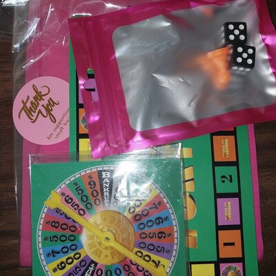 A6 Game Night Savings Challenge Bundle-shut the Box-roll the Dice-bingo ...