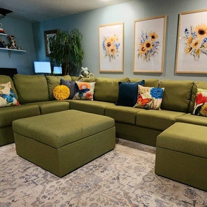 Wildflower Home Decor Wall Art for Living Room Wild Floral Artwork Set ...