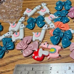 2pc, 9pc or 10pc Easter Egg Charms easter Egg Earrings easter Candy ...