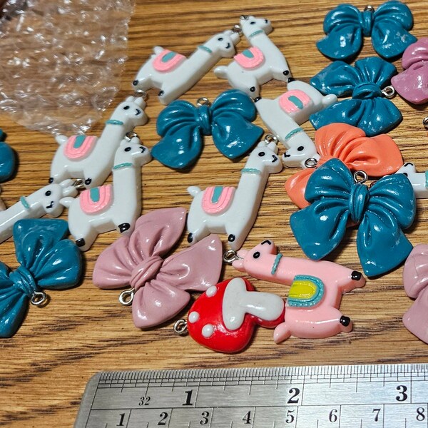 10pc or 20pc Kawaii RANDOM Food Mix Charm Set kawaii Candy Charm kawaii ...