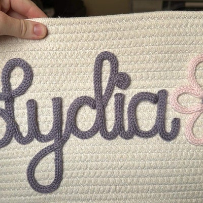 Personalized Basket, Monogrammed Basket, Custom Name Basket, Monogram ...