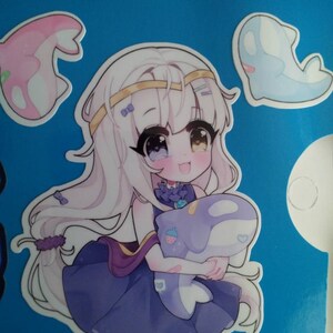 Angel Miku Waterproof Vinyl Sticker Pack Kawaii Anime Girl Laminated ...