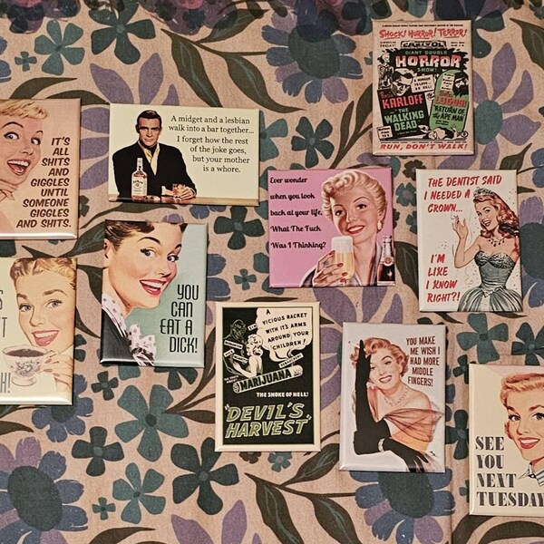 Rusty Lunchboxes Refrigerator Magnet: Funny Retro Novelty Gift - Etsy