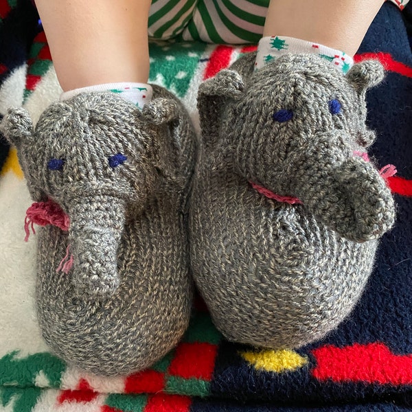 Addi Knitting Machine Pattern, Elephant Slippers Knitting Machine ...
