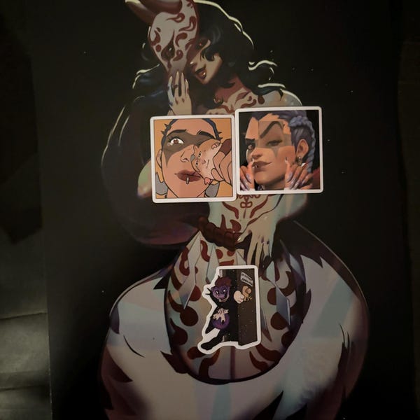 Overwatch Glitter Sticker Le Sserafim Sticker Cute Dva Sticker Cute ...