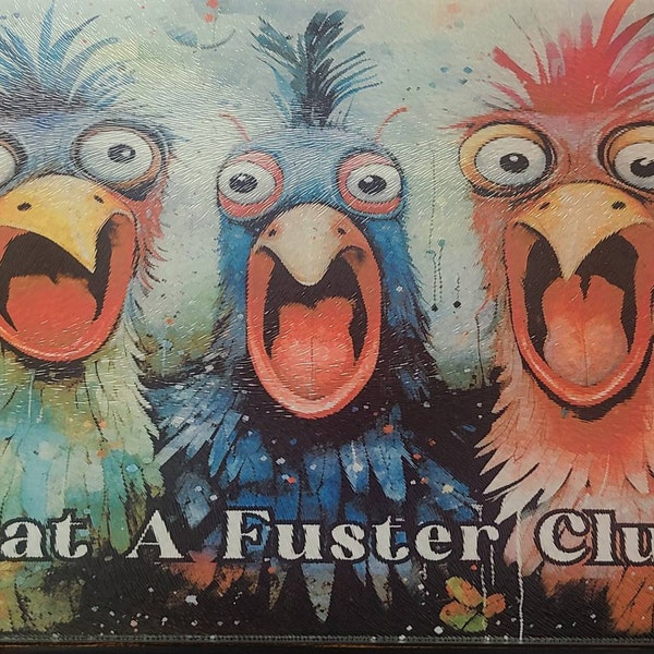 Funny Chicken Cutting Board, Crazy Chicken Lady, Chicken Lover Gift ...