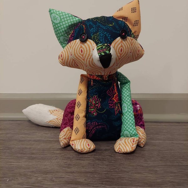 Fox Softie PDF Sewing Pattern, Francie the Fox Stuffed Animal Pattern ...