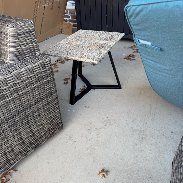 Infinity Cube Table Base, Metal Table Legs, Full Frame, Steel Table ...