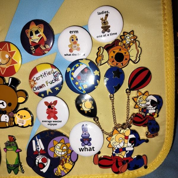 Five Nights at Freddy's 2 FNAF Meme Pins Plushie Meme Pins - Etsy