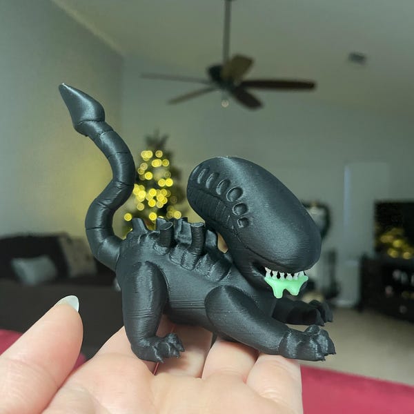 3D Printed Squid | Articulated Ocean Fidget Spinner Stress Relief Toy ...