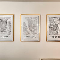 Custom Map, Chicago City Map, Any City Map Poster, Custom Map Print ...