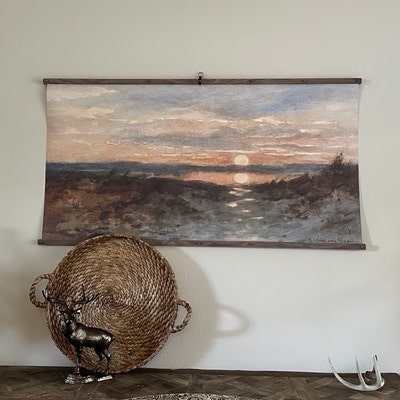 Big Tree Botanical Chart Wall Hanging, Canvas Print, Raw Wood Poster ...