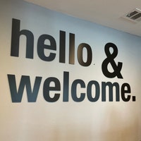 Hello & Welcome, Office, Wall, Art, Decor, 3D, PVC, Typography ...